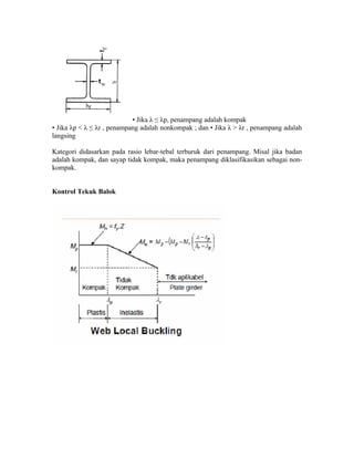 Elemen lentur balok | DOC