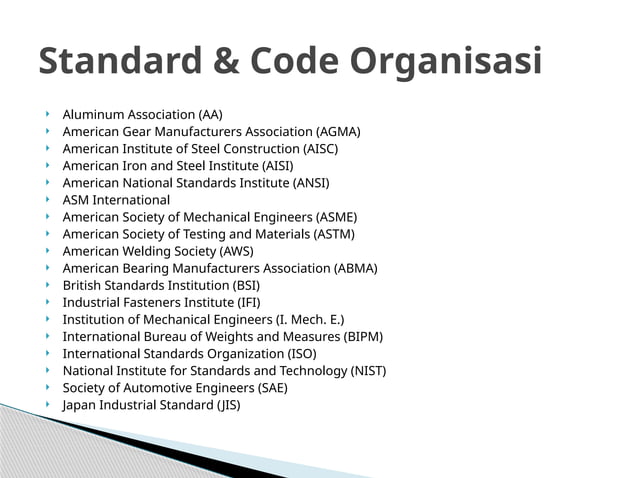 ELEMEN MESIN - DASAR PERANCANGAN MESIN 1 | PPTX