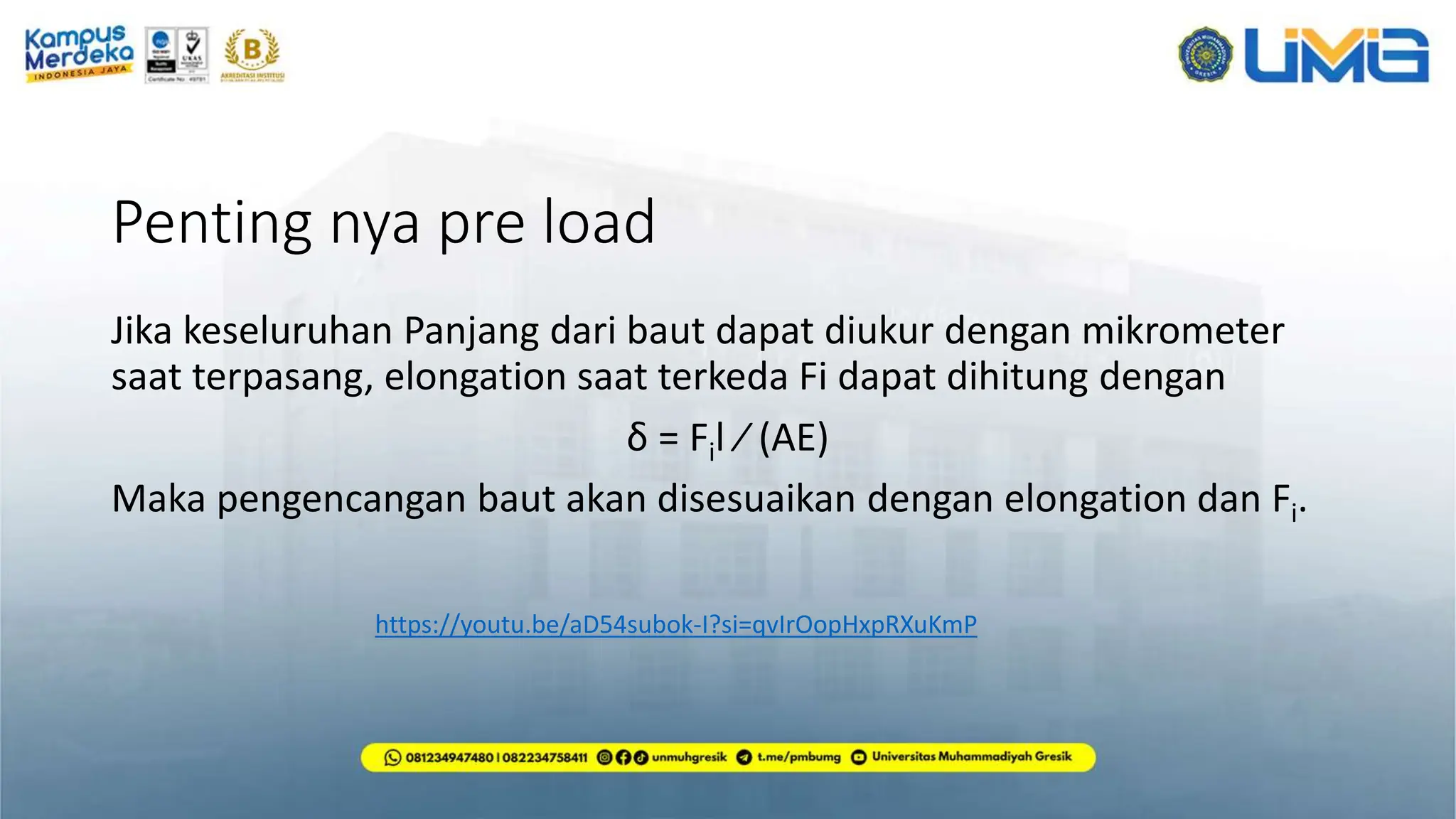 Elemen Mesin 1 untuk teknik mesin universitas muhammadiyah gresik | PPT