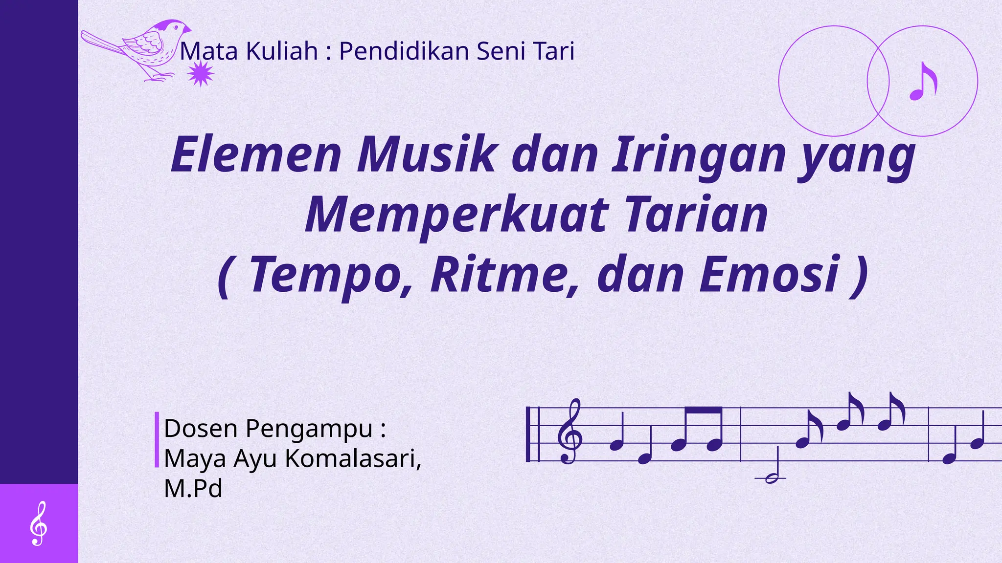 Elemen Musik dan Iringan yang Memperkuat Tarian Tempo, Ritme, dan Emosi ...