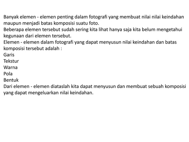 Photography Element | PPTX