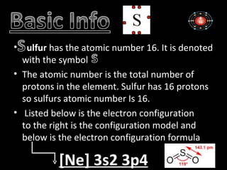 Sulfur | PPT