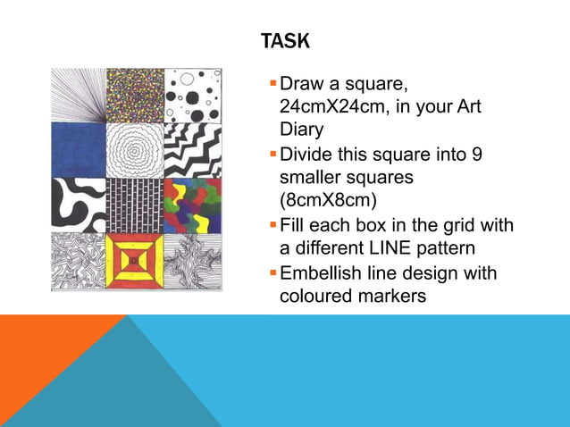 Elements of Art: Line | PPTX | Drawing and Sketching | Arts and Crafts