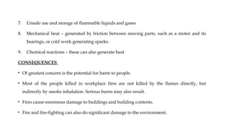 Element 10. FIRE.pptx safety and its hazards | PPTX