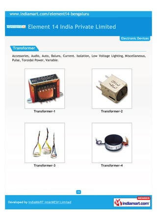 Element14 India Private Limited, Bengaluru | PDF