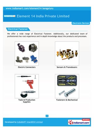 Element14 India Private Limited, Bengaluru | PDF