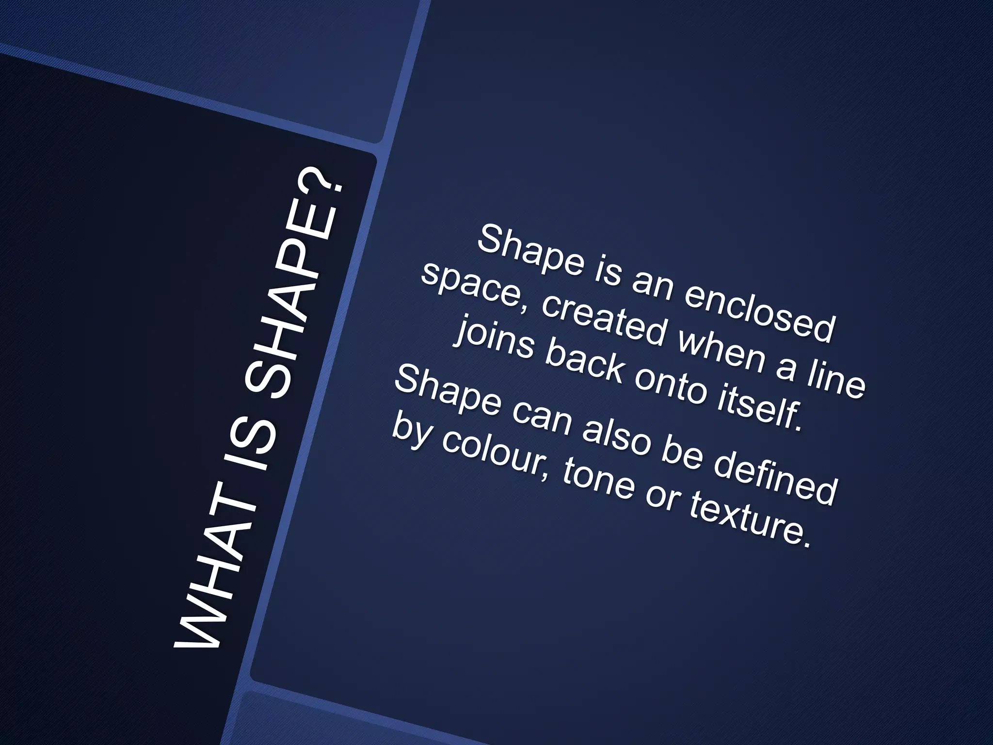 Elements of Art: Shape | PPTX