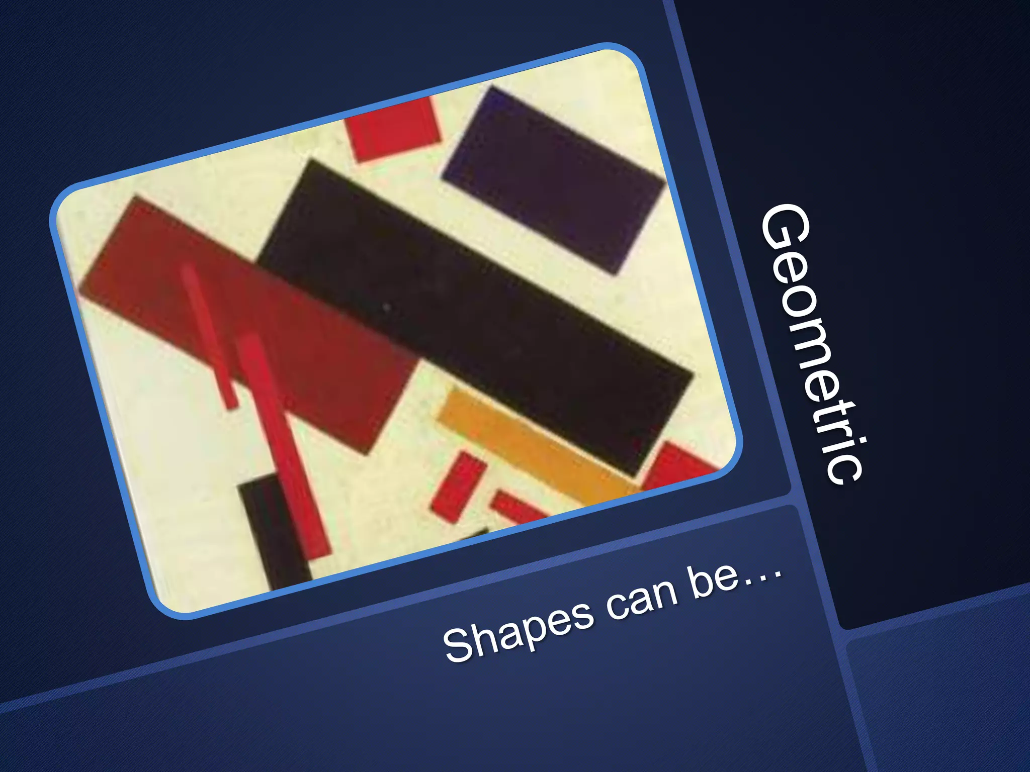 Elements of Art: Shape | PPTX