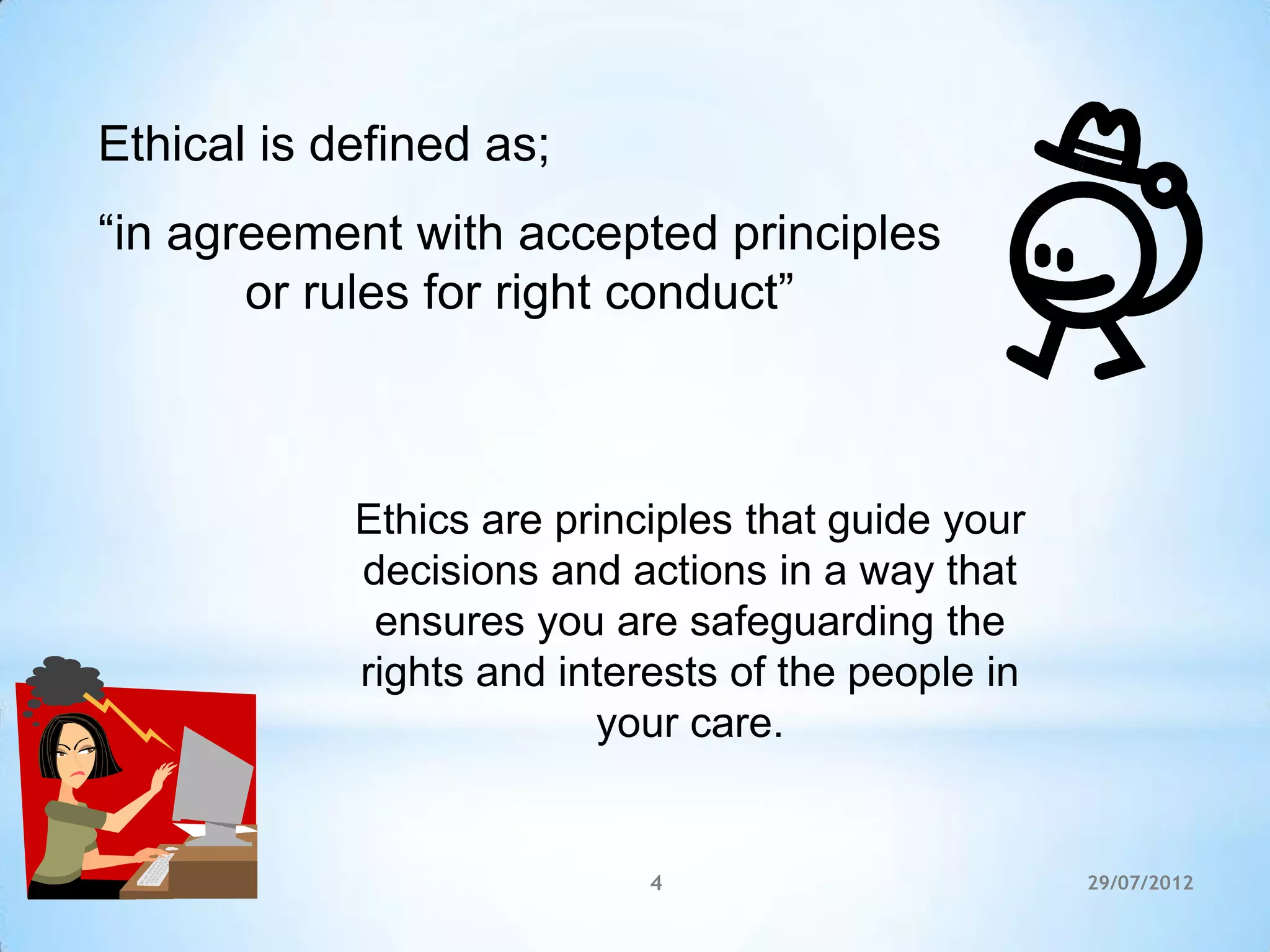 Element 3 Work within a legal and ethical framework | PPTX