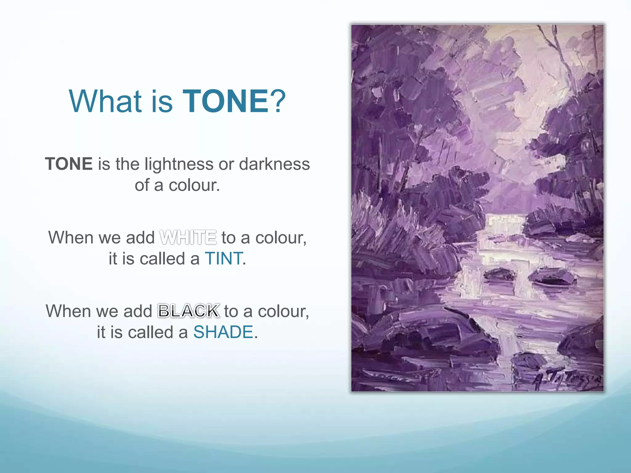 Elements of Art: Tone | PPTX