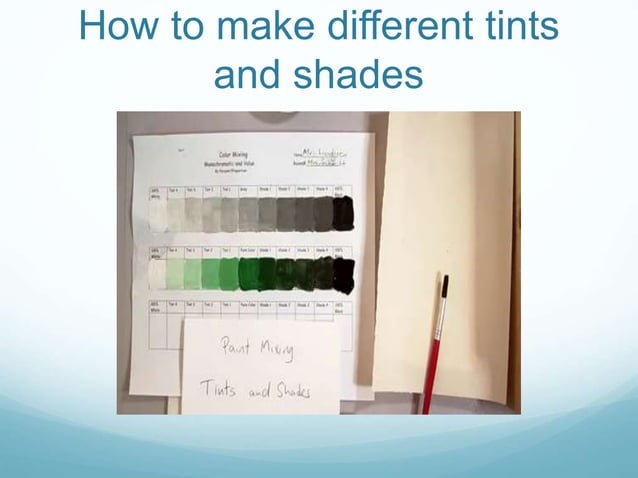 Elements of Art: Tone | PPTX | Design | Fine Art