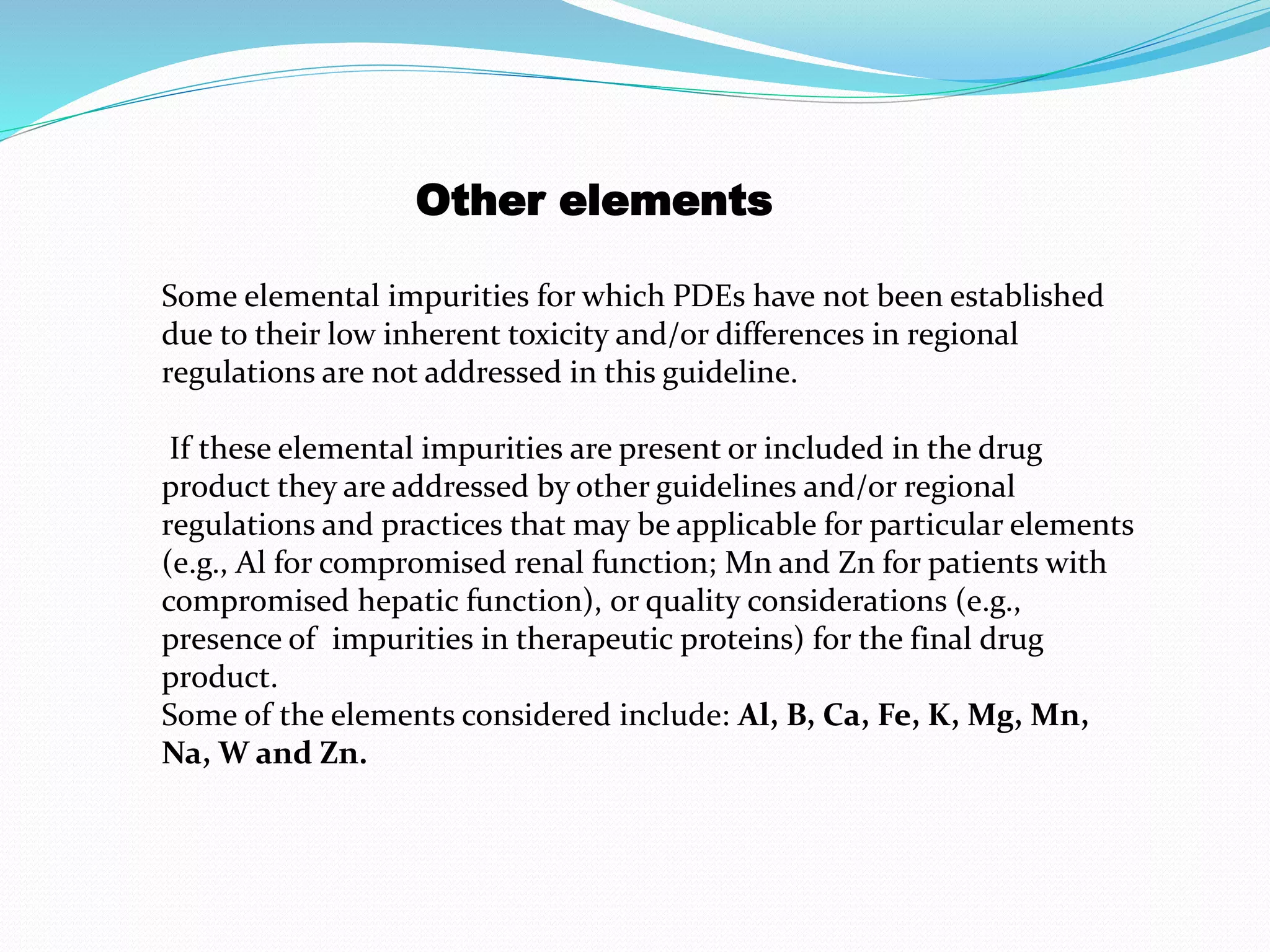 elemental classification & control of elemental impurities.pptx