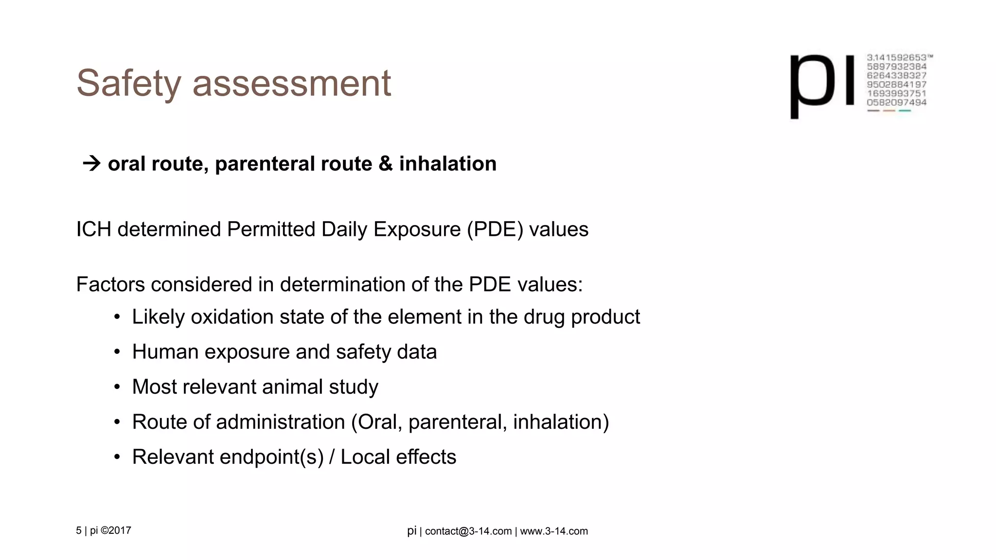 ICH Q3D - Elemental impurities in pharmaceutical products | PDF