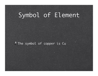 Elemental Profile | PPT