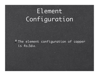 Elemental Profile | PPT