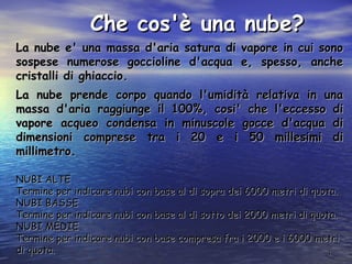 Meteorologia "elementare", di Giulio Betti | PPT