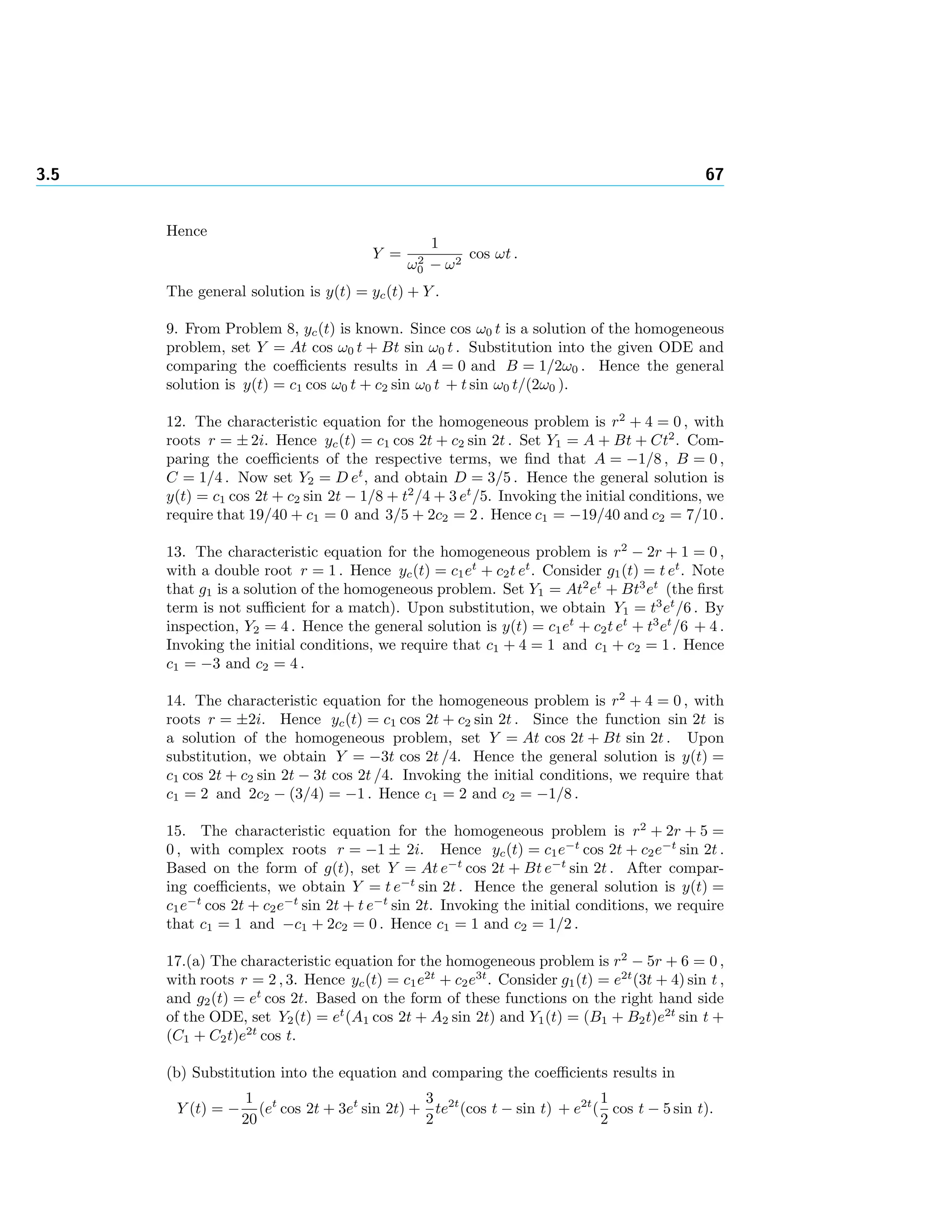 Elementary Differential Equations 11th Edition Boyce Solutions Manual | PDF