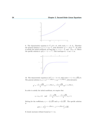 Elementary Differential Equations 11th Edition Boyce Solutions Manual | PDF