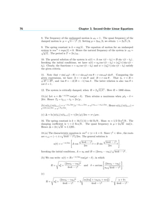 Elementary Differential Equations 11th Edition Boyce Solutions Manual | PDF