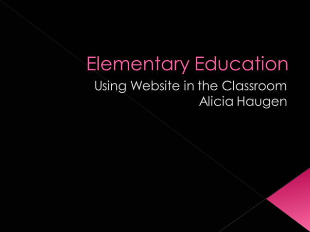 Elementary Education | PPT