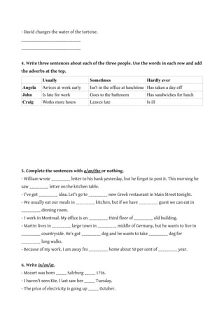 Elementary exam | PDF