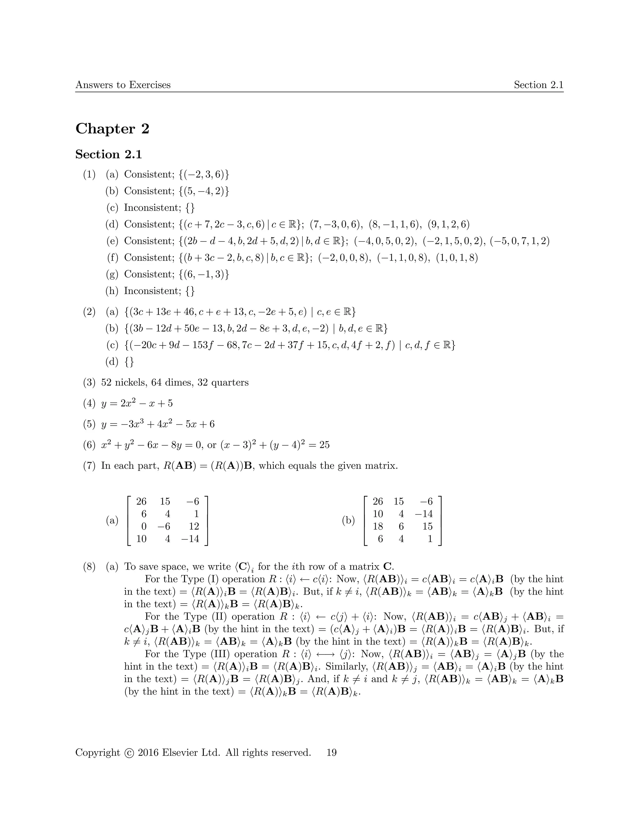 Elementary Linear Algebra 5th Edition Larson Solutions Manual | PDF | Programming Languages ...