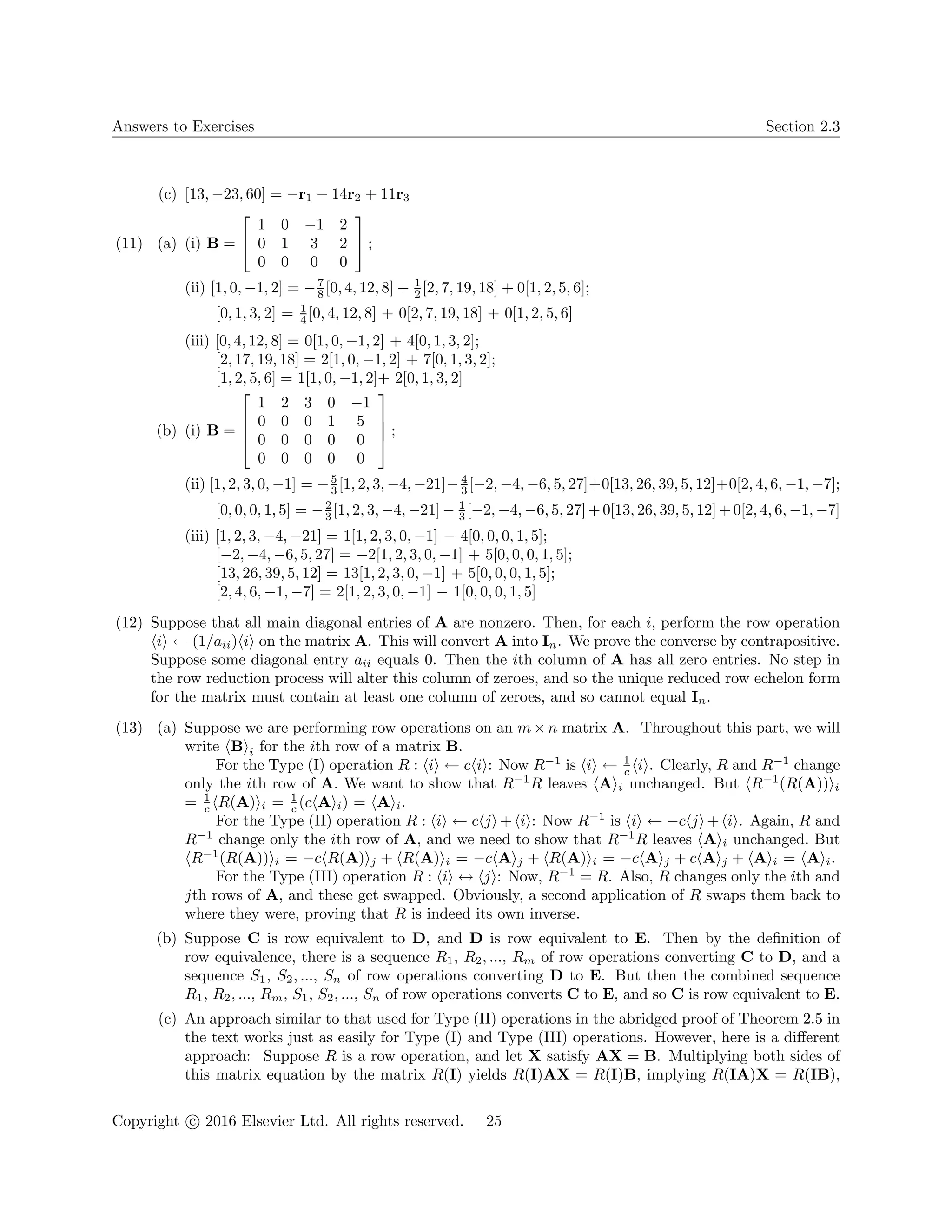 Elementary Linear Algebra 5th Edition Larson Solutions Manual | PDF ...