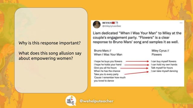 Elementary - Miley Cyrus - Flowers.pptx