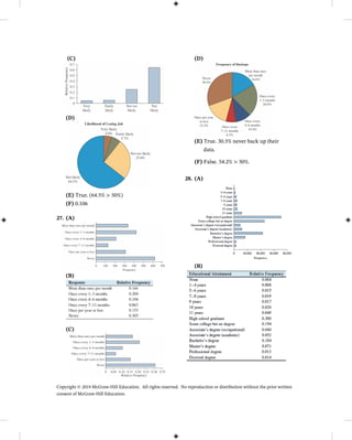 Elementary Statistics 3rd Edition Navidi Solutions Manual | PDF