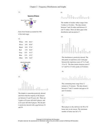 Elementary Statistics A Step Step Approach 10th Edition Bluman Solutions Manual | PDF