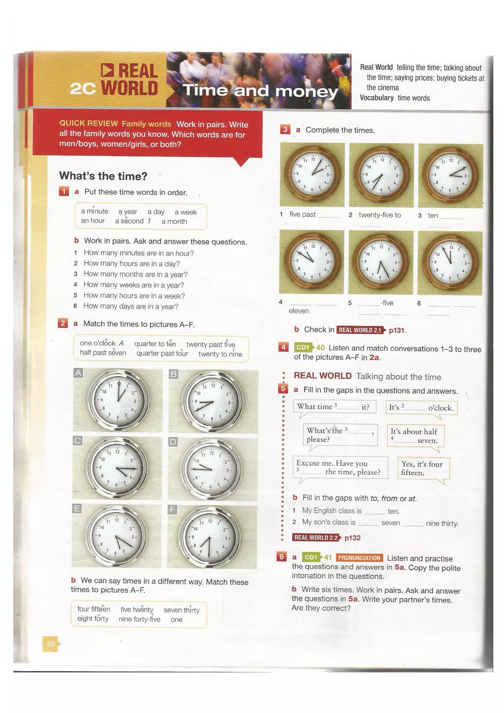 face2face Elementary student's book 2nd edition | PDF
