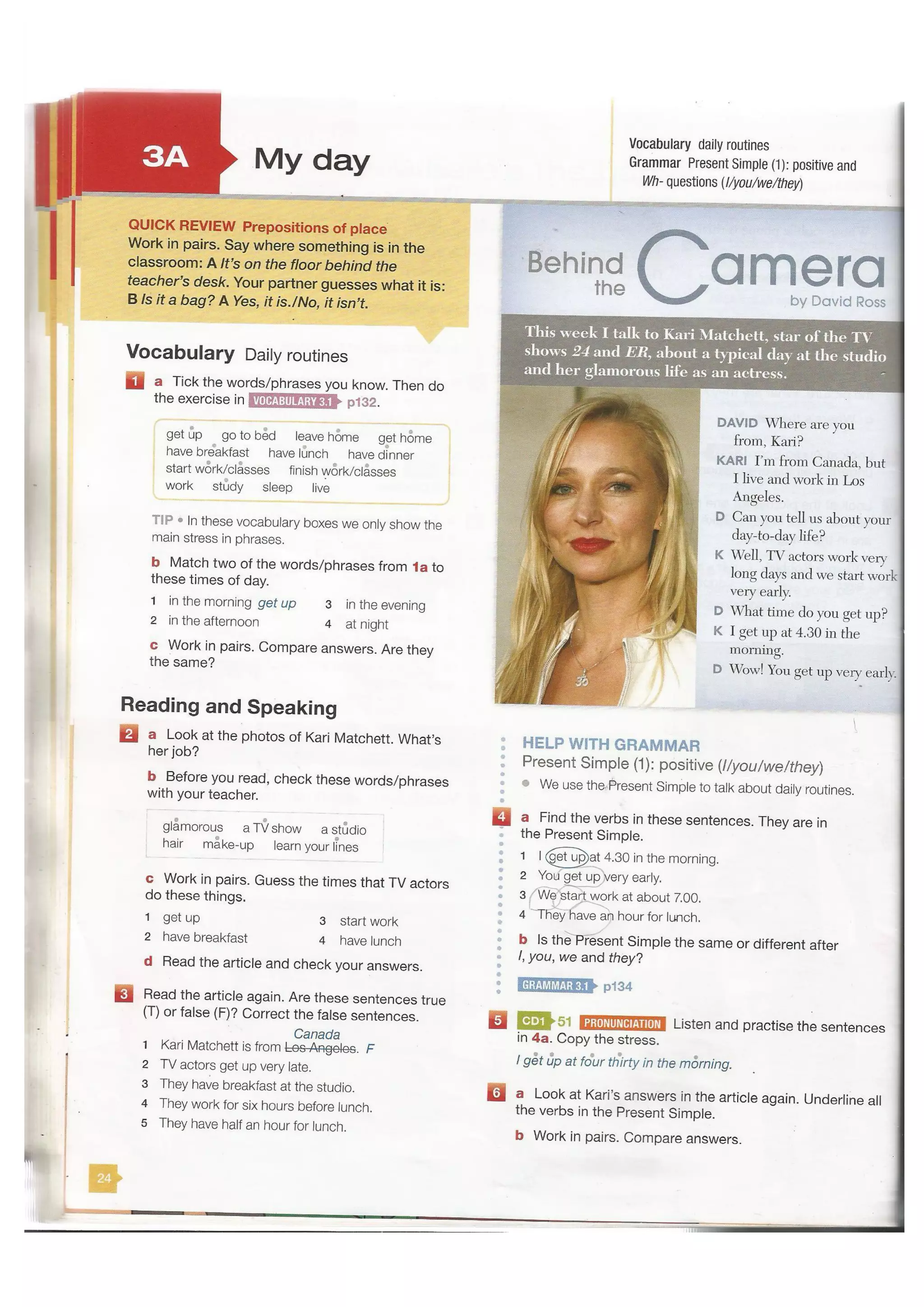 face2face Elementary student's book 2nd edition | PDF