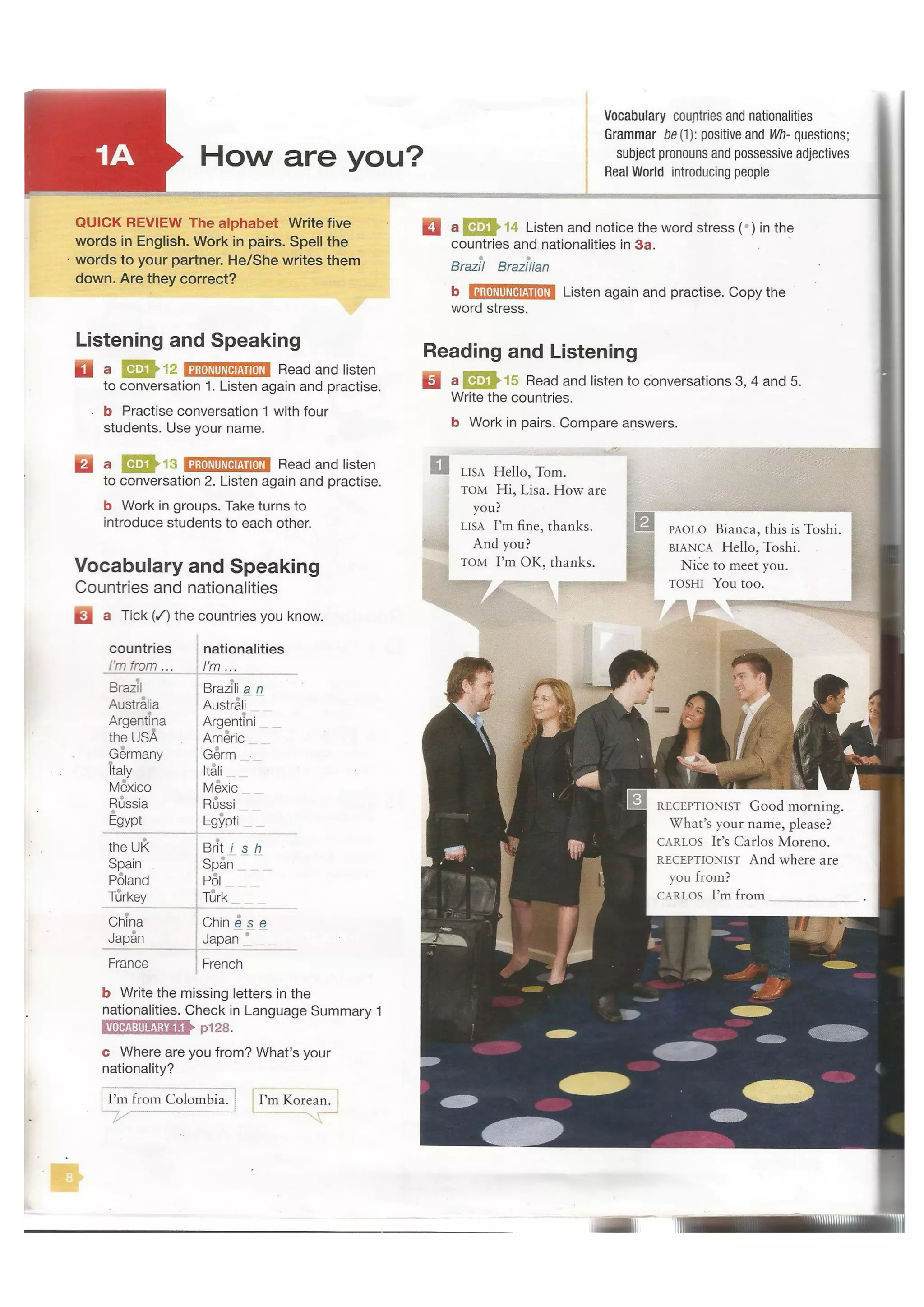 face2face Elementary student's book 2nd edition | PDF