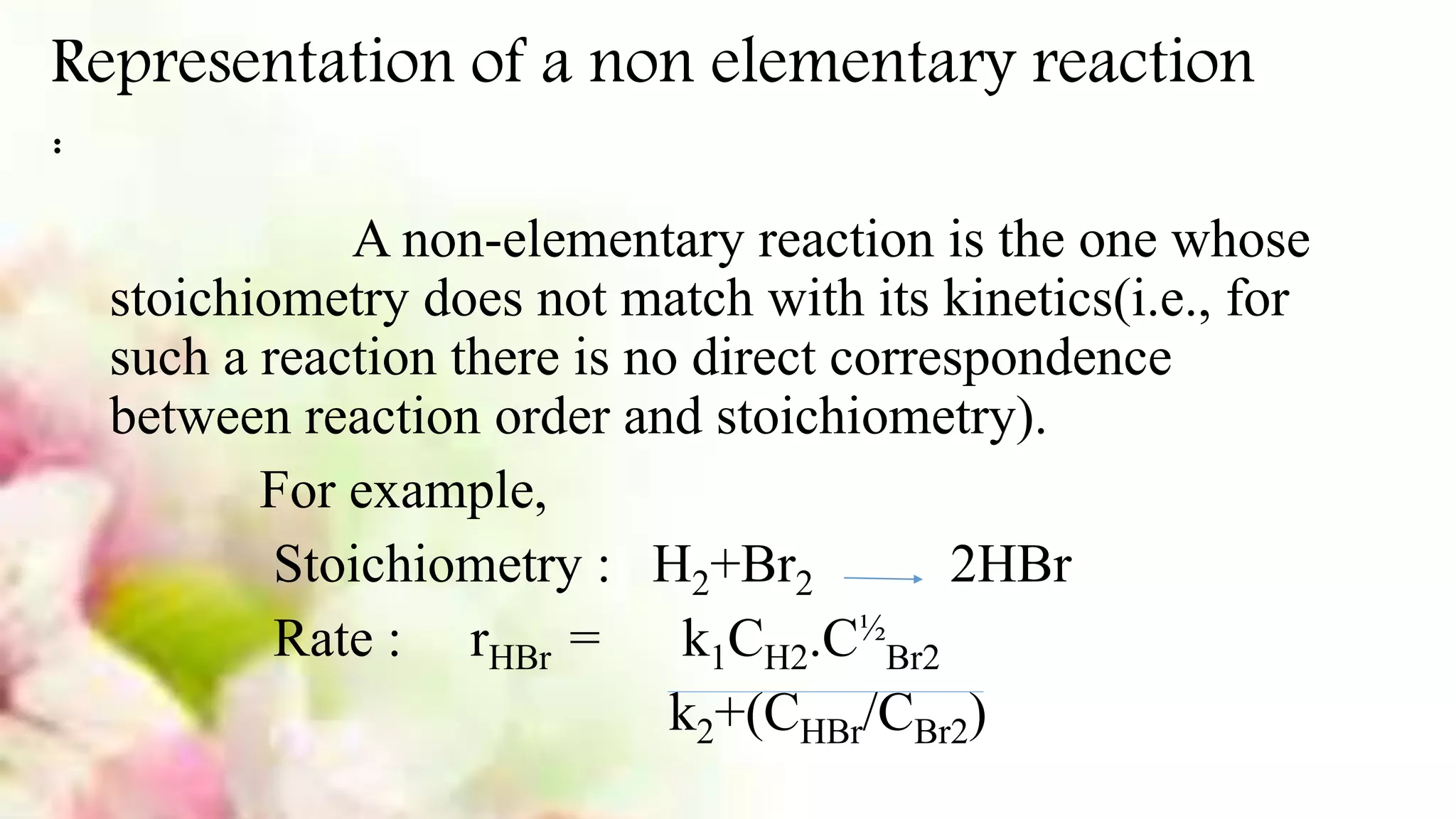 Elementary and non elementary reaction(no-18) - copy | PPTX