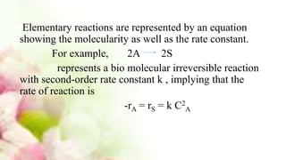 Elementary and non elementary reaction(no-18) - copy | PPTX