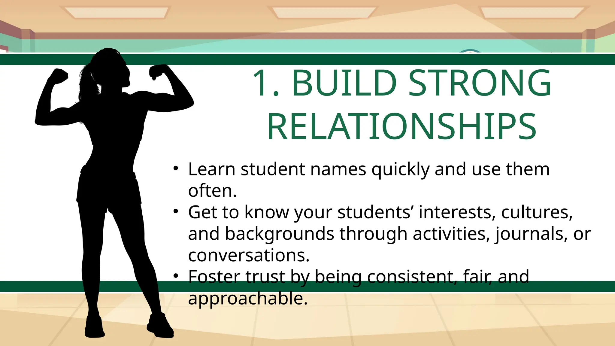 Elementary Classroom Rules Educational Presentation in Colorful Cartoon ...