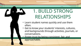 Elementary Classroom Rules Educational Presentation in Colorful Cartoon ...