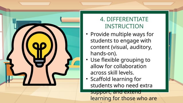 Elementary Classroom Rules Educational Presentation in Colorful Cartoon ...