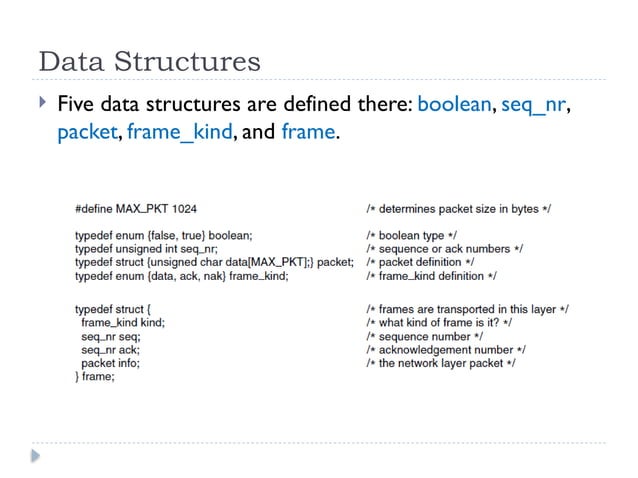 Presentation on Elementary Data Link Protocols | PPTX