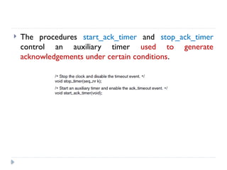 Presentation on Elementary Data Link Protocols | PPTX