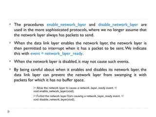 Presentation on Elementary Data Link Protocols | PPTX