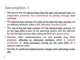 Presentation on Elementary Data Link Protocols | PPTX