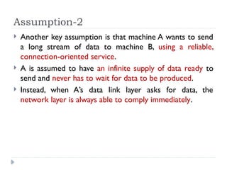Presentation on Elementary Data Link Protocols | PPTX