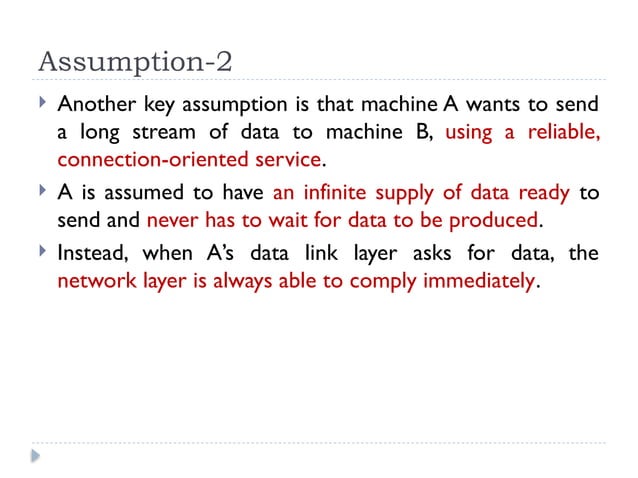 Presentation on Elementary Data Link Protocols | PPTX