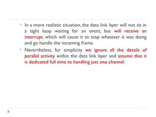 Presentation on Elementary Data Link Protocols | PPTX
