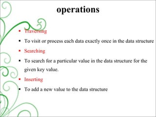 Elementary data organisation | PPT