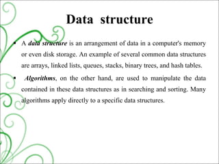 Elementary data organisation | PPT