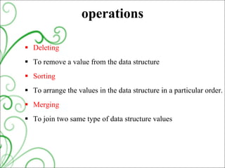 Elementary data organisation | PPT