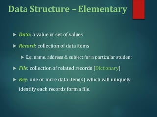 Elementary data structure | PDF