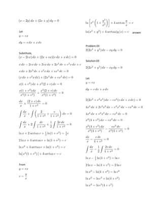 Elementary Differential Equations Solutions